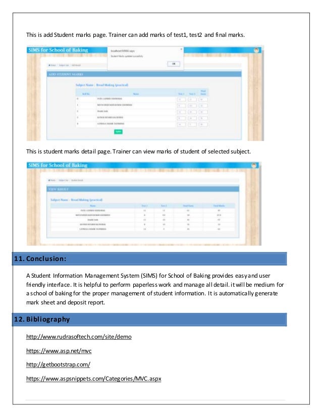 Sims(Student Information management System)