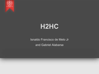 H2HC Tracing Profiling Debugging | PPT