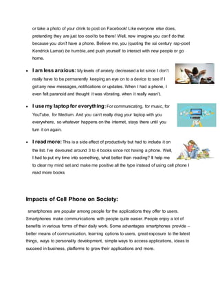 Cell Phone System Technology Final Report | PDF