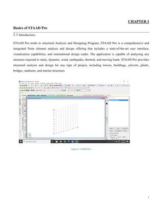 Staad.Pro Training Report or Summer Internship | PDF