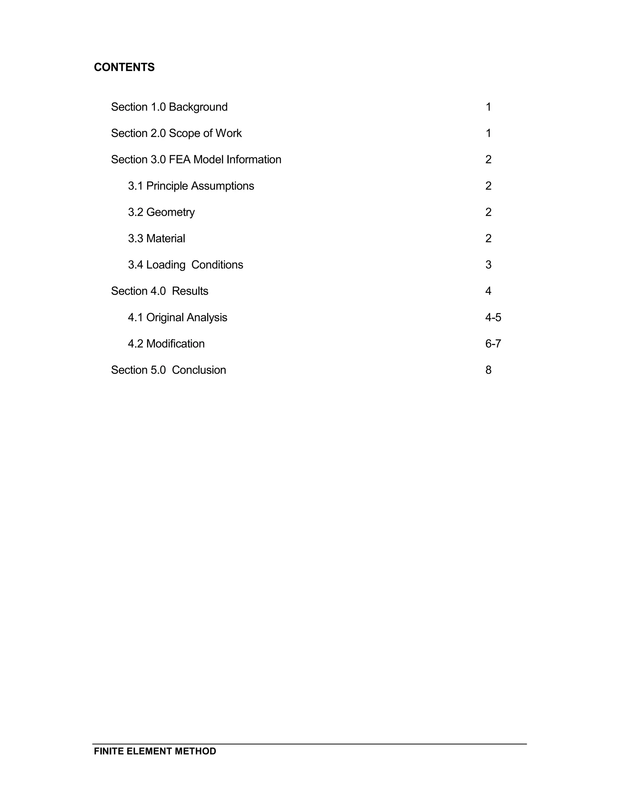 Report Finite Element Pdf