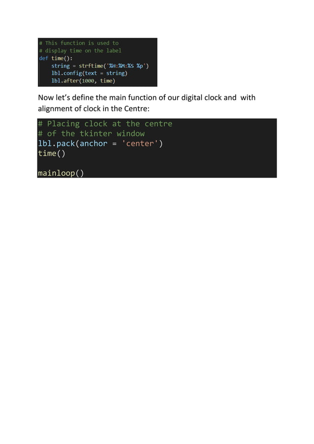 Report for DIGITAL CLOCK 12011042 Manoj.pdf | Programming Languages | Computing