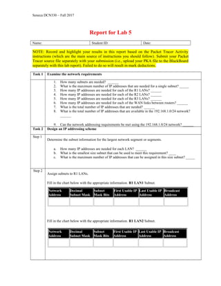 Report for lab 5 2017(1) | PDF | Free Download