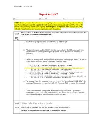 Report for lab 7(2) | DOC | Computing | Technology & Computing