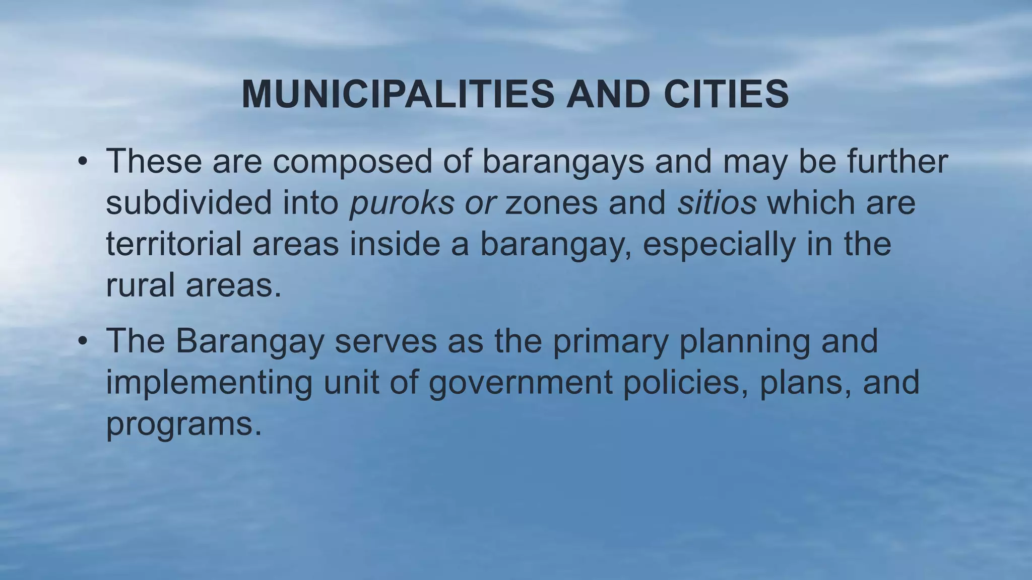 Local Government and Its Structure | PPTX