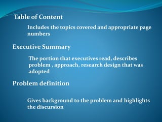 Report format | PPT