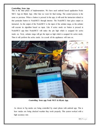 Report Home automation using arduino | DOCX | Home Appliances | Home ...
