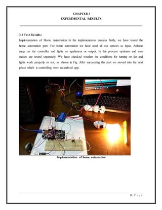 Report Home automation using arduino | DOCX | Home Appliances | Home ...