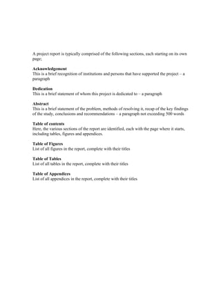 Report format customised | PDF