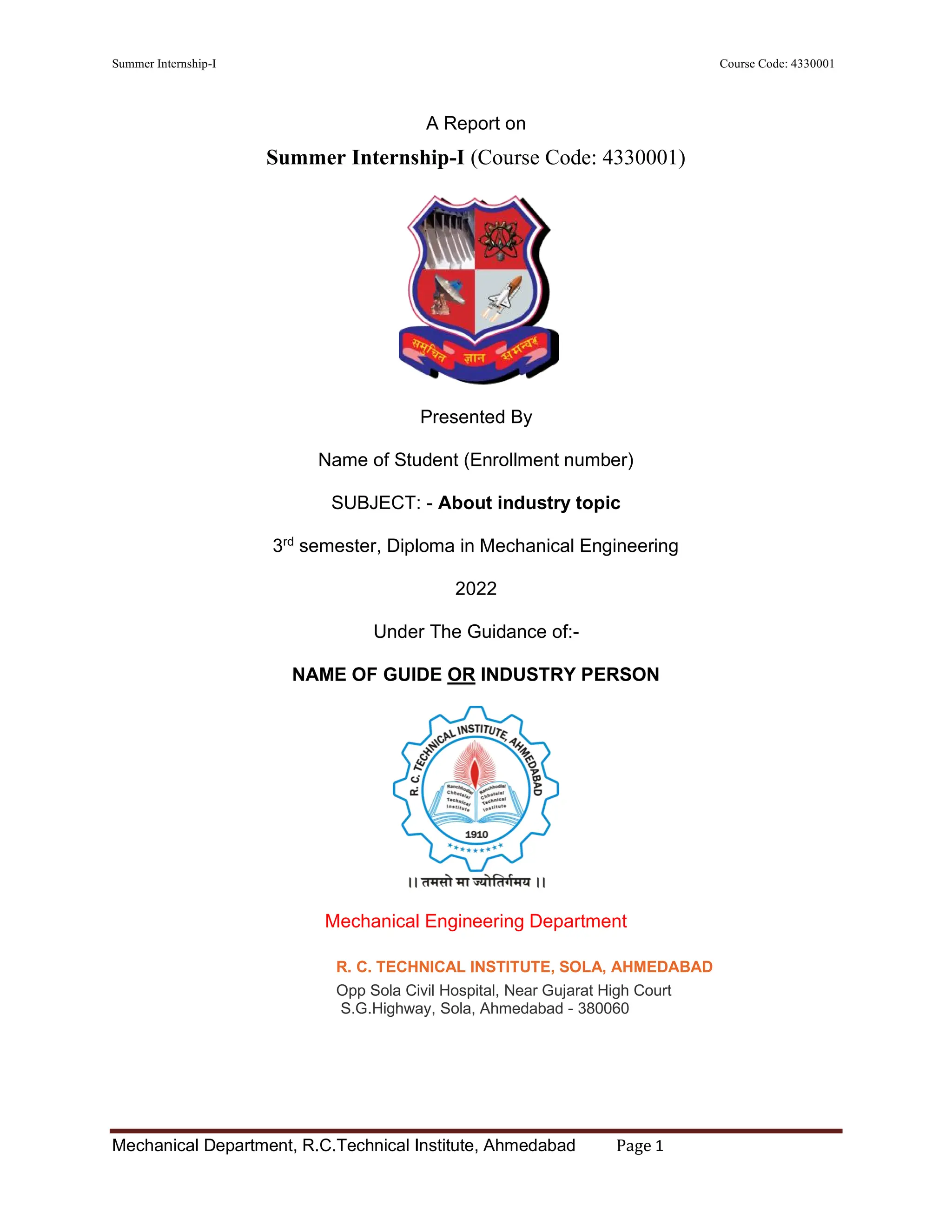 report formet including certificate.pdff2 | PDF