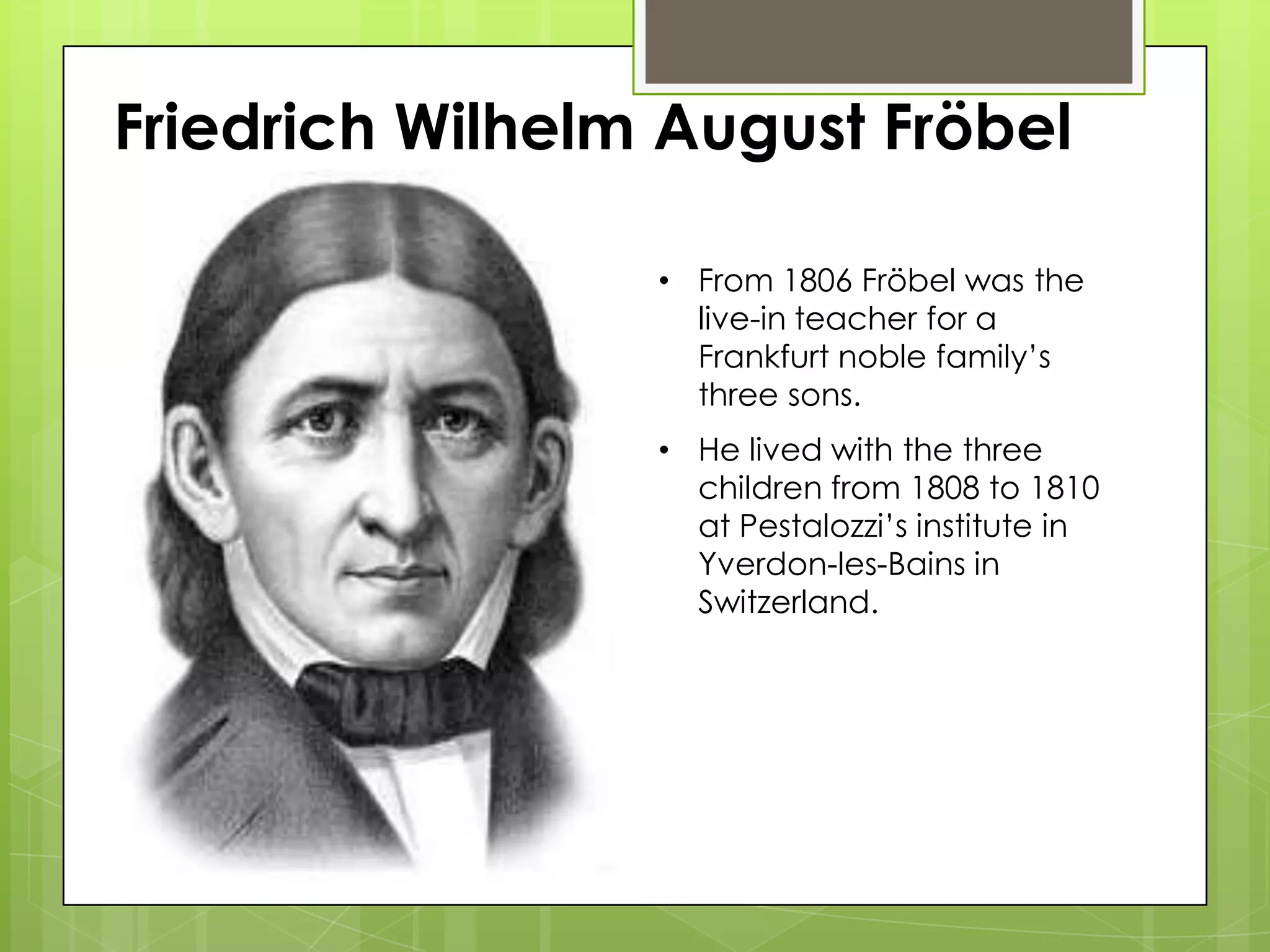 Report froebel and herbart | PPTX