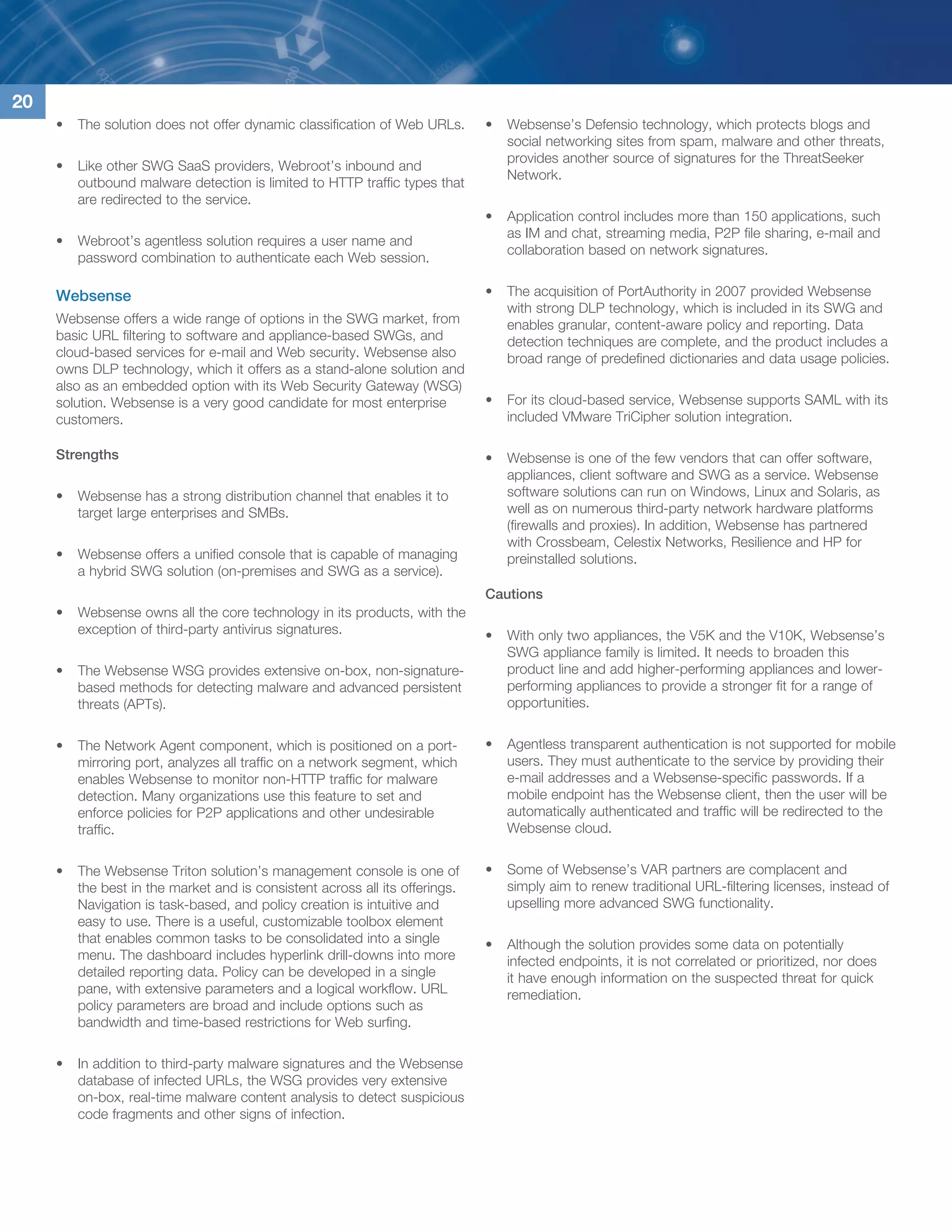 Report Gartner Magic Quadrant For Security Web Gateway 2011 En | PDF