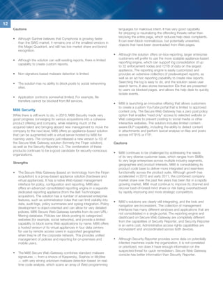 Report Gartner Magic Quadrant For Security Web Gateway 2011 En | PDF