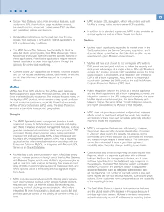 Report Gartner Magic Quadrant For Security Web Gateway 2011 En | PDF