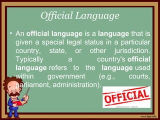 Language and Culture | PPT