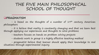 The school of thought | PPTX