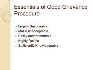 Grievance Handling | PPTX