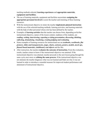 Systematic Appraoch to Teaching | DOCX