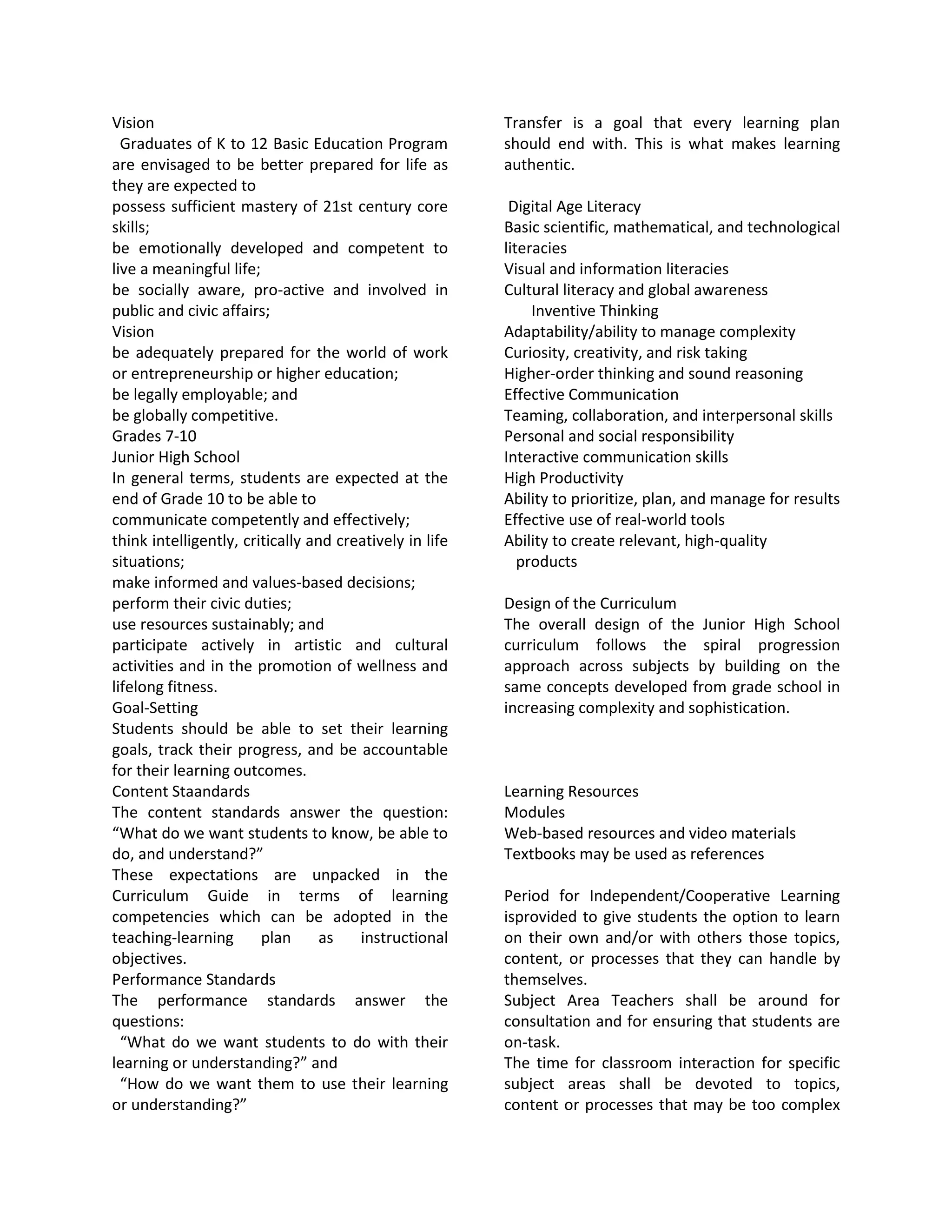 Report handouts educ 11 | DOCX