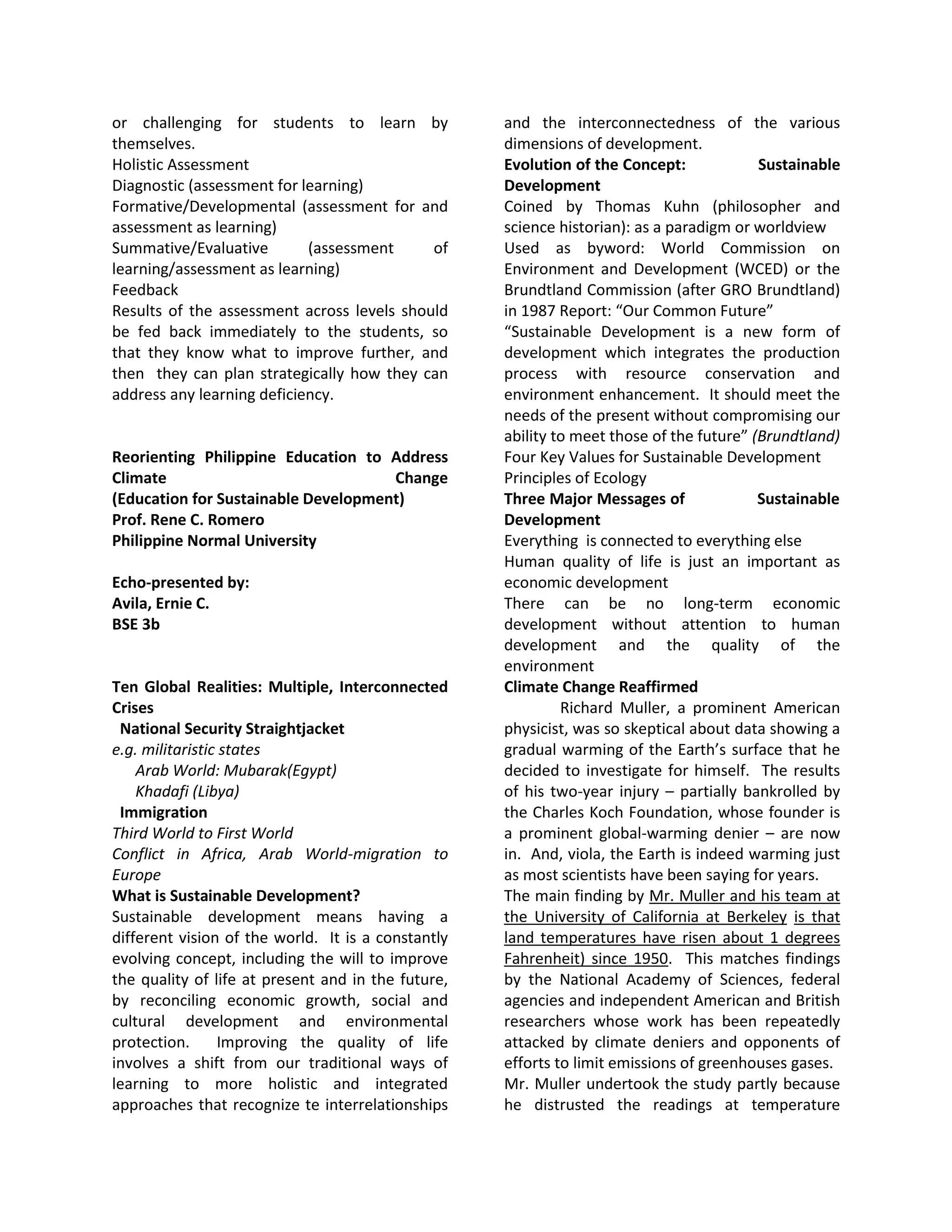 Report handouts educ 11 | DOCX