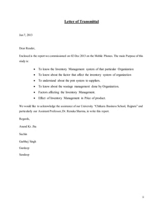 Reserch report on Mobile Phones | DOCX