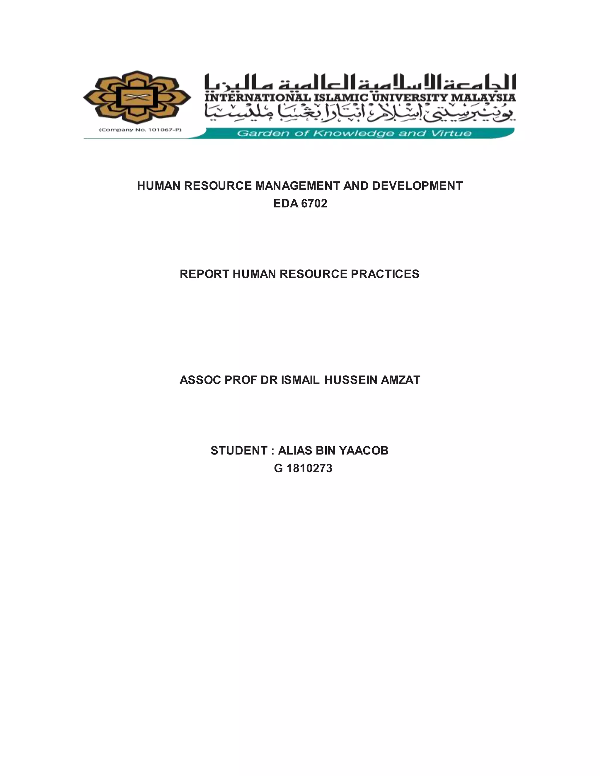 Report hrd | PDF