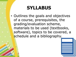 Types and Characteristics of Instructional Materials | PPTX