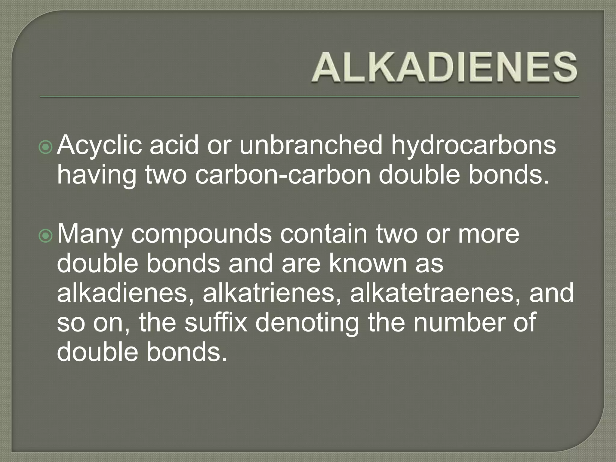 ALKADIENES | PPTX