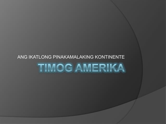 Timog Amerika | PPTX