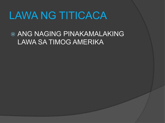 Timog Amerika | PPTX