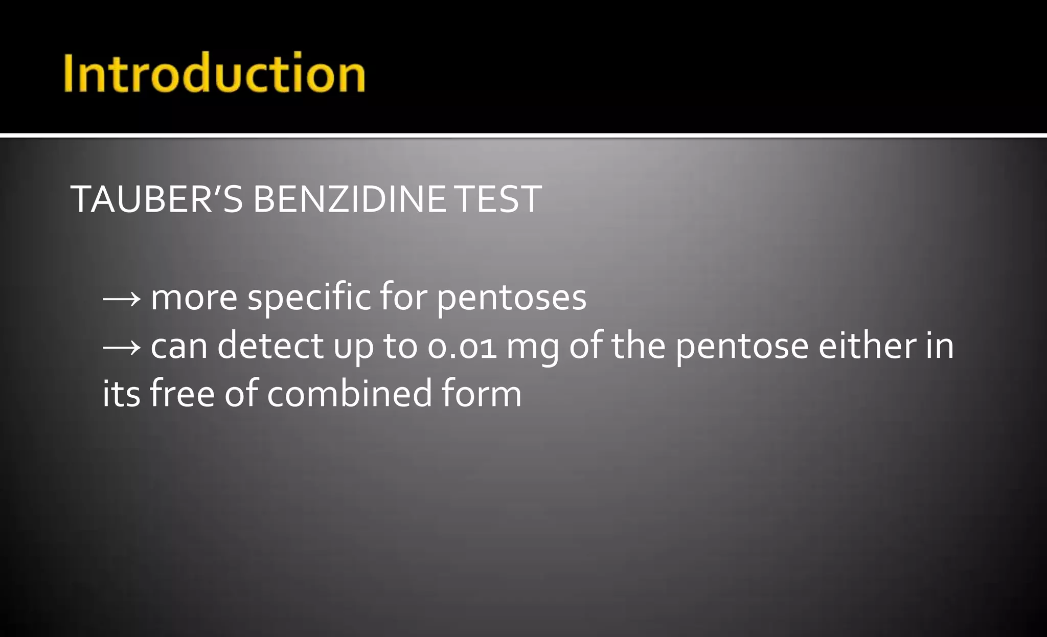 Bial's Test | PPTX