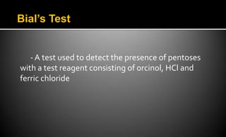 Bial's Test | PPTX