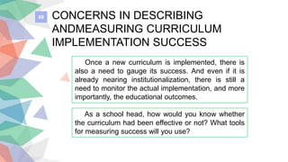 Implementing and Enriching the Curriculum | PPTX