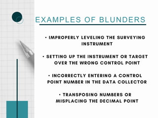INTRODUCTION TO SURVEYING AND DATA ASSESSMENT | PPTX | Science