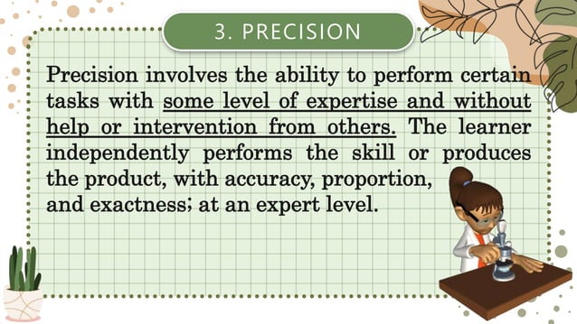 DAVE'S PSYCHOMOTOR DOMAIN | PPTX | Education