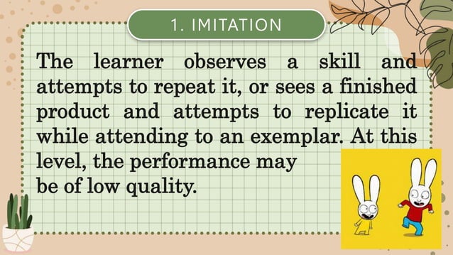 DAVE'S PSYCHOMOTOR DOMAIN | PPTX | Education