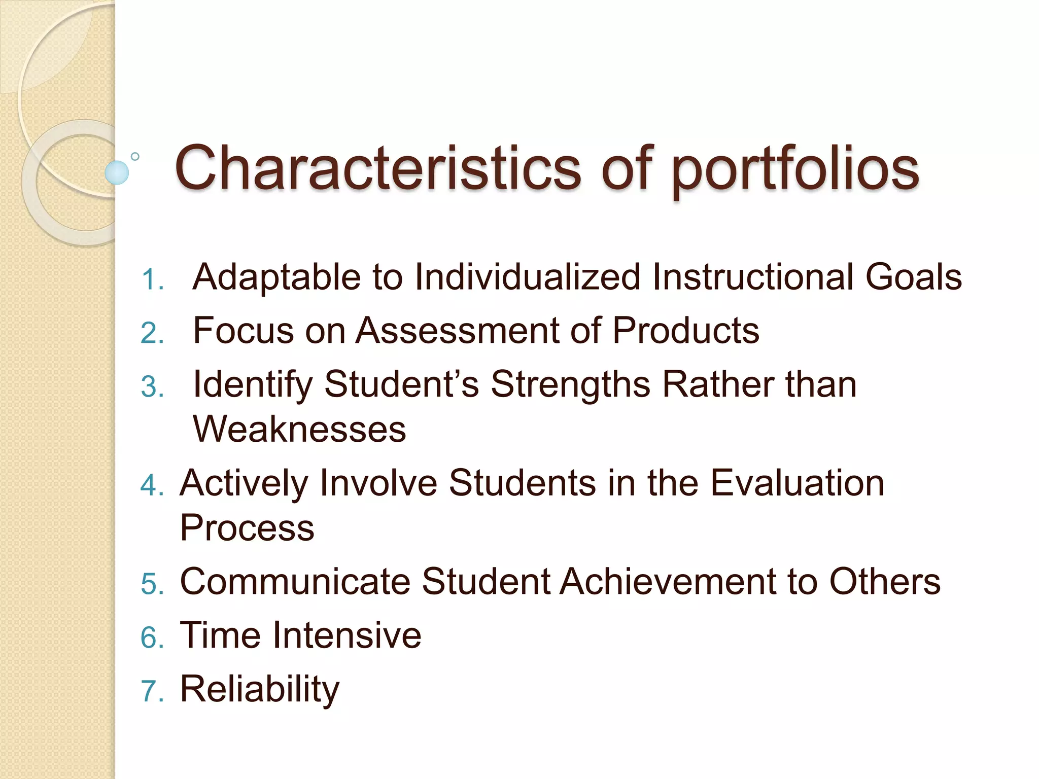 Portfolio Assessment | PPT