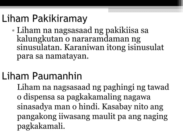 FILIPINO PPT (liham report) | PPT