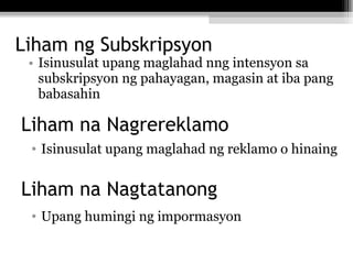 FILIPINO PPT (liham report) | PPT