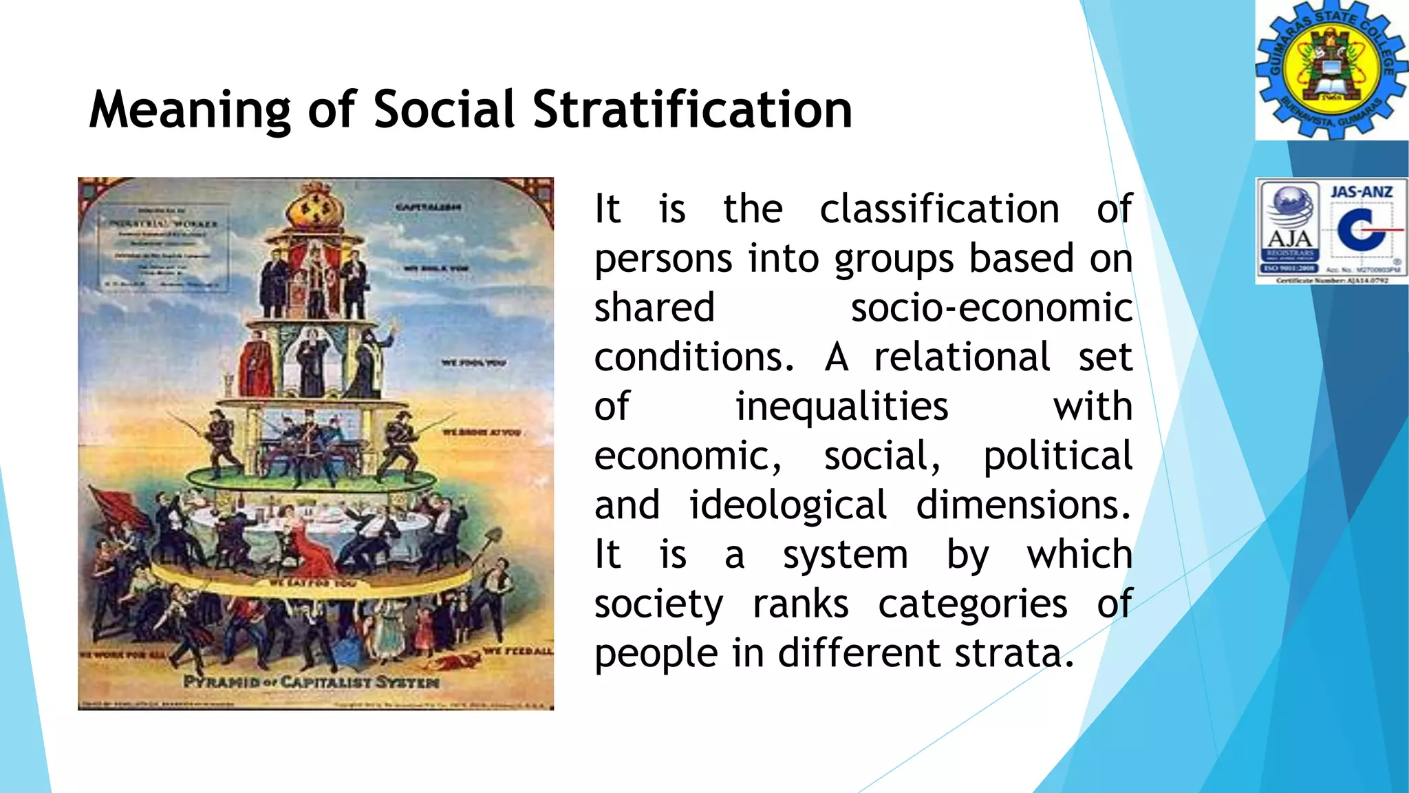 Education and Social Stratification | PPTX