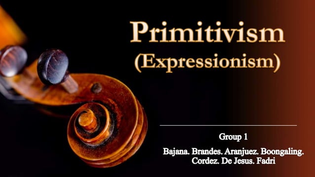 Reporting 1.1-primitivism | PPTX | Classical Music | Music