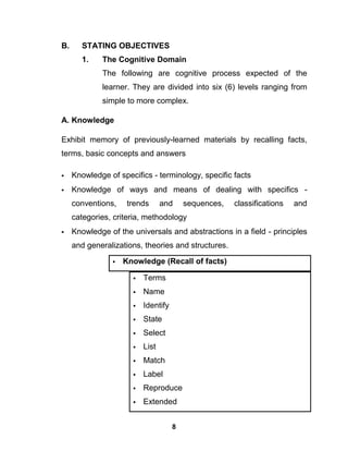 objectives | PDF