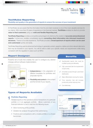 TechRules - Reporting | PDF