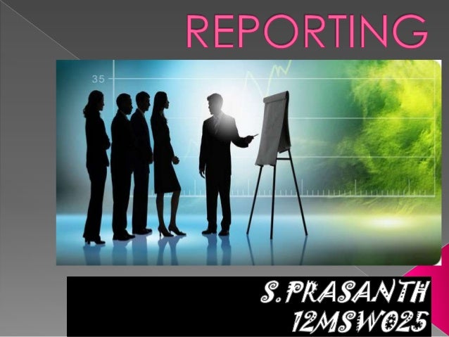 Reporting