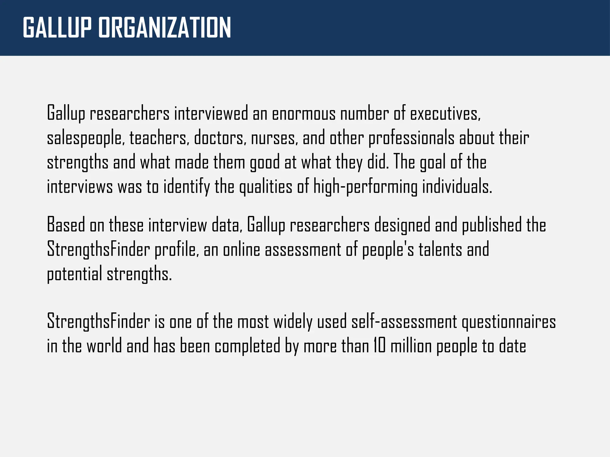 Engaging People's Strength (Gallup, and Positive Psychology) | PPTX
