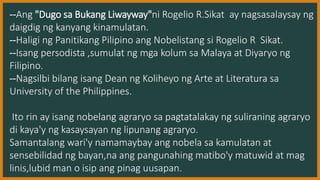 Mga sikat na nobela noon at ang mga may akda | PPTX