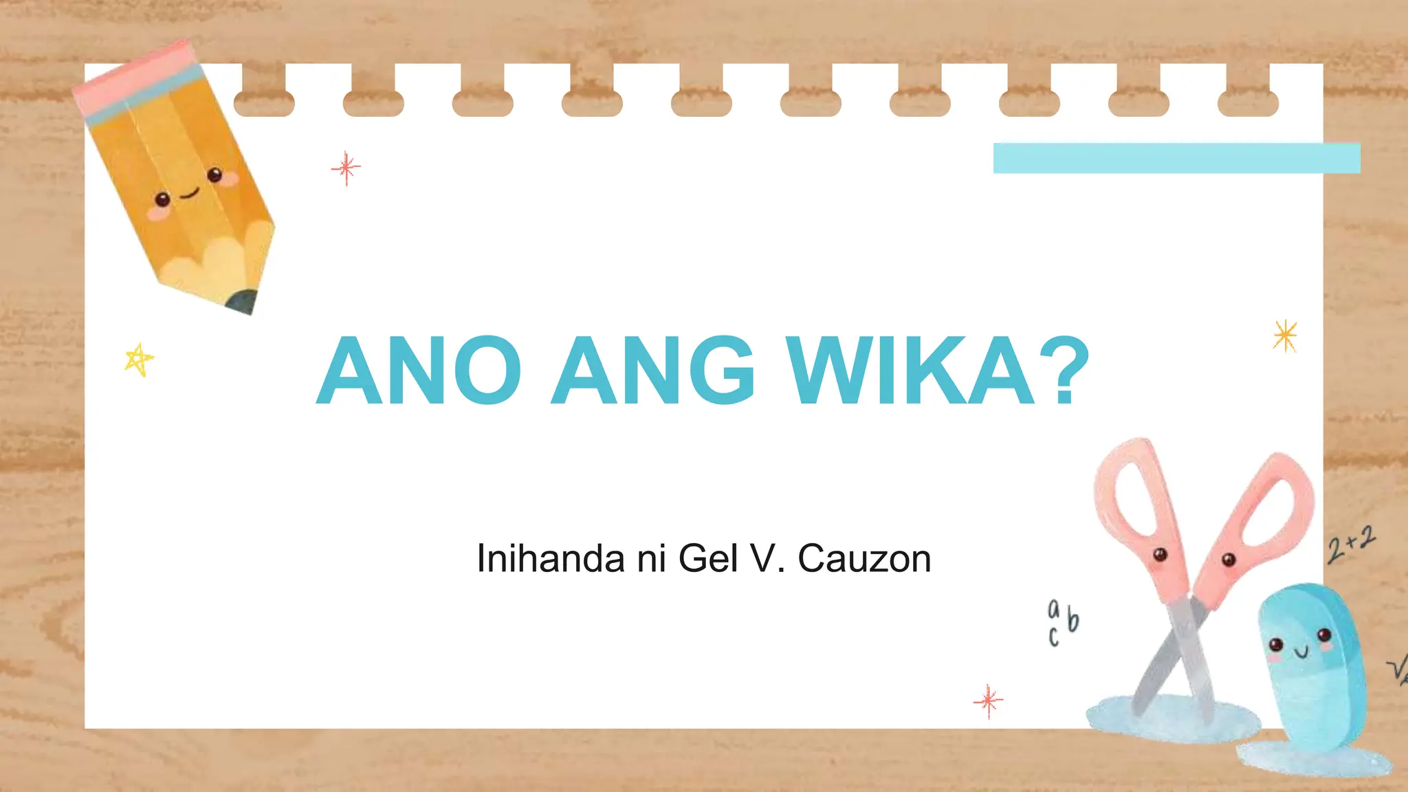 reporting.pptx wika at kultura PARA SA EDUKASYON | PPTX