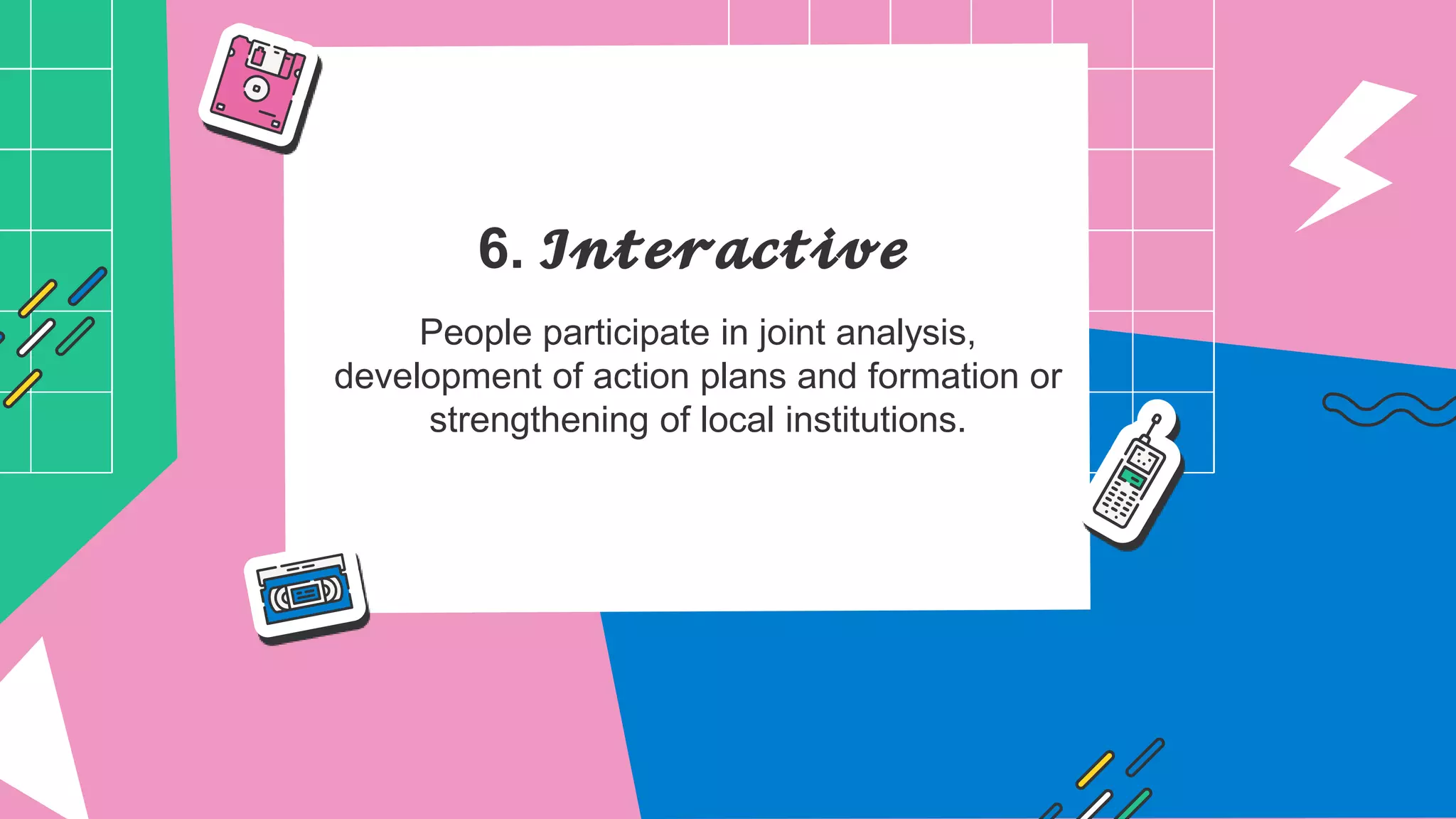 Participatory Planning and Implementation | PPTX