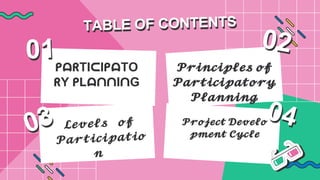Participatory Planning and Implementation | PPTX
