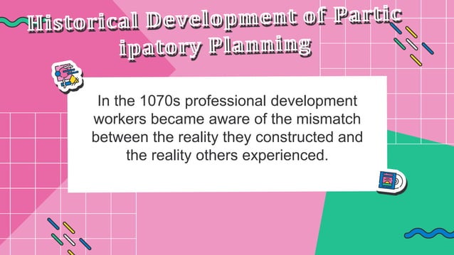 Participatory Planning and Implementation | PPTX